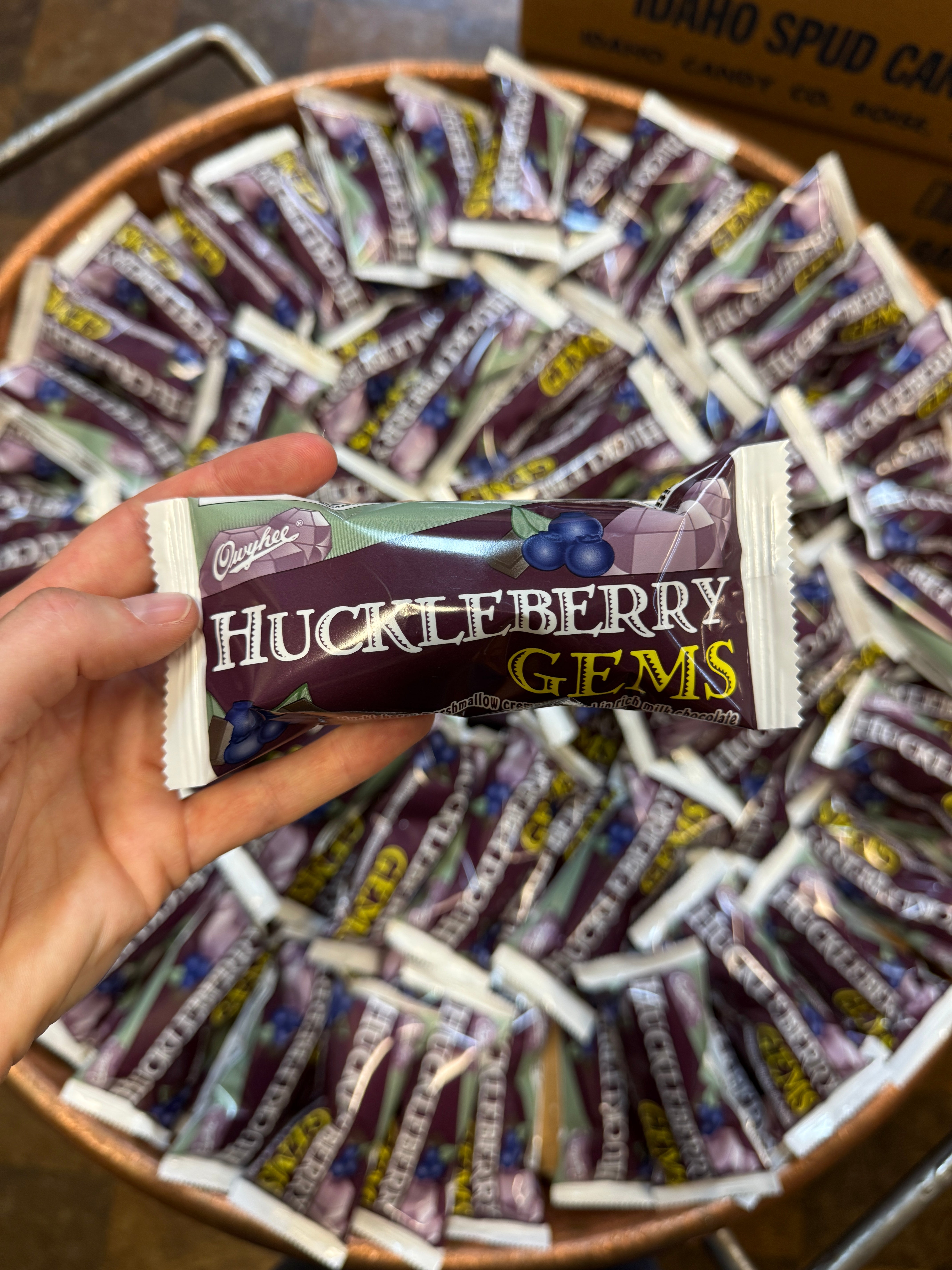 The Huckleberry Gem Chocolate Bar: Idaho Candy Company's Modern Twist
